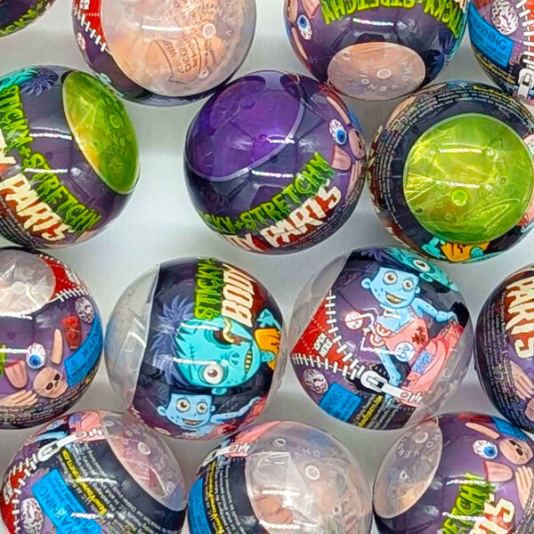 2″ Sticky and Stretchy Body Parts (250 pcs) – Brand Vending Products