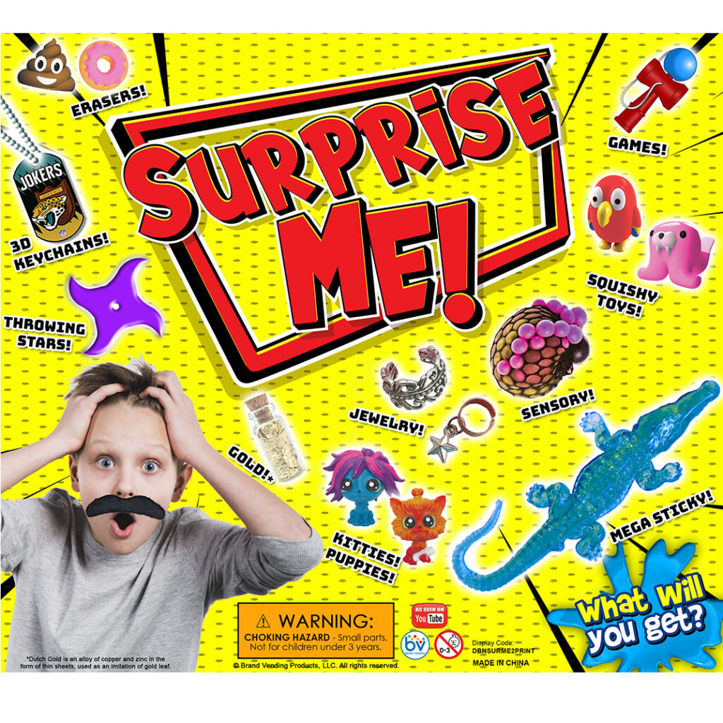 2″ Surprise Me! (250 pcs) – Brand Vending Products